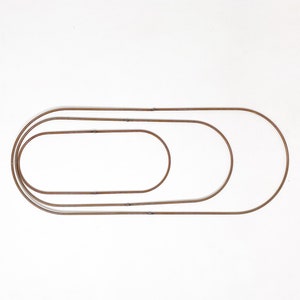 Pill Shaped Oval Frame/ Macrame Supplies/oval Hoop / Oval Loom ...