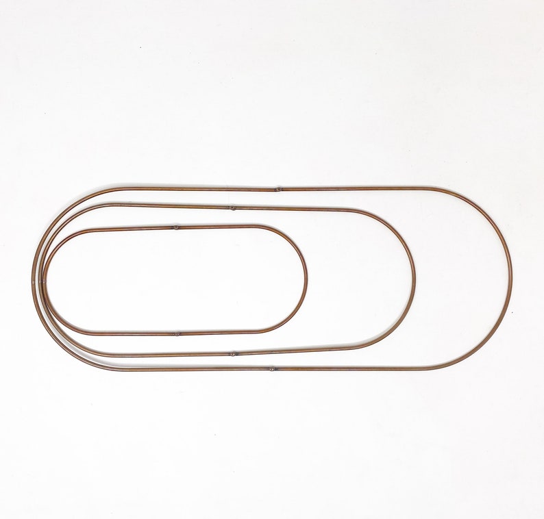 Pill Shaped Oval Frame/ Macrame Supplies/oval Hoop / Oval - Etsy