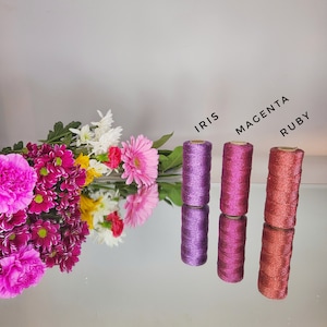 Metallic 1mm Shimmer String/1mm Lurex Shimmer String/ Copper Gold ...