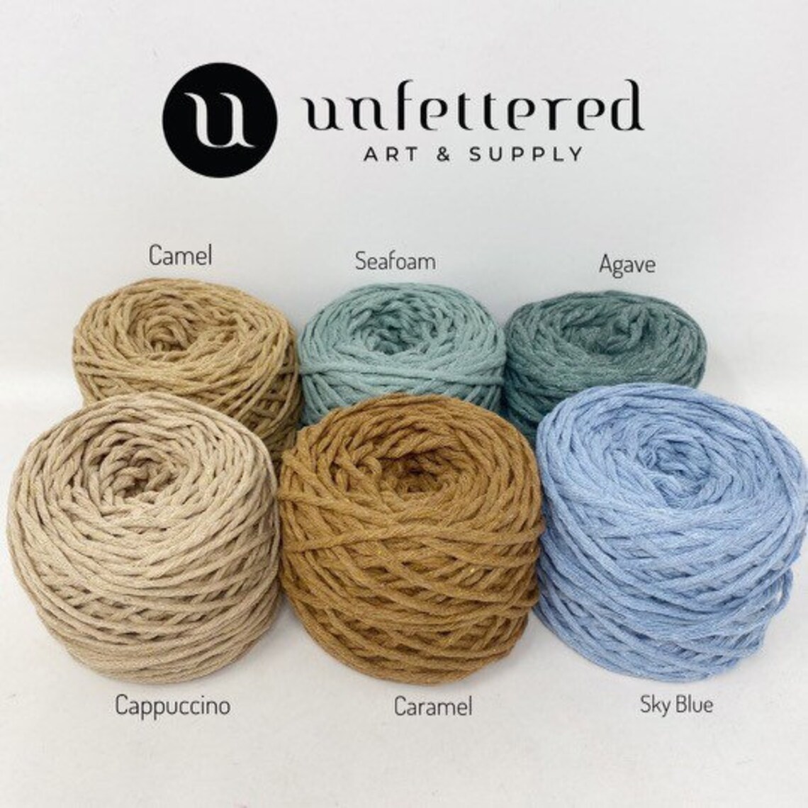 2mm Macrame String/6-pack Bulk String/colouful Warp | Etsy