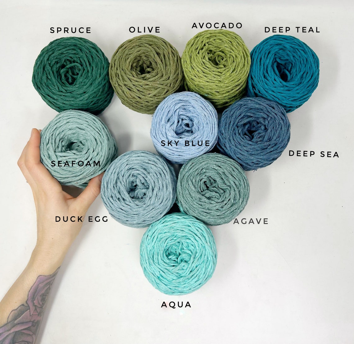 2mm Macrame String/6-pack Bulk String/colouful Warp | Etsy