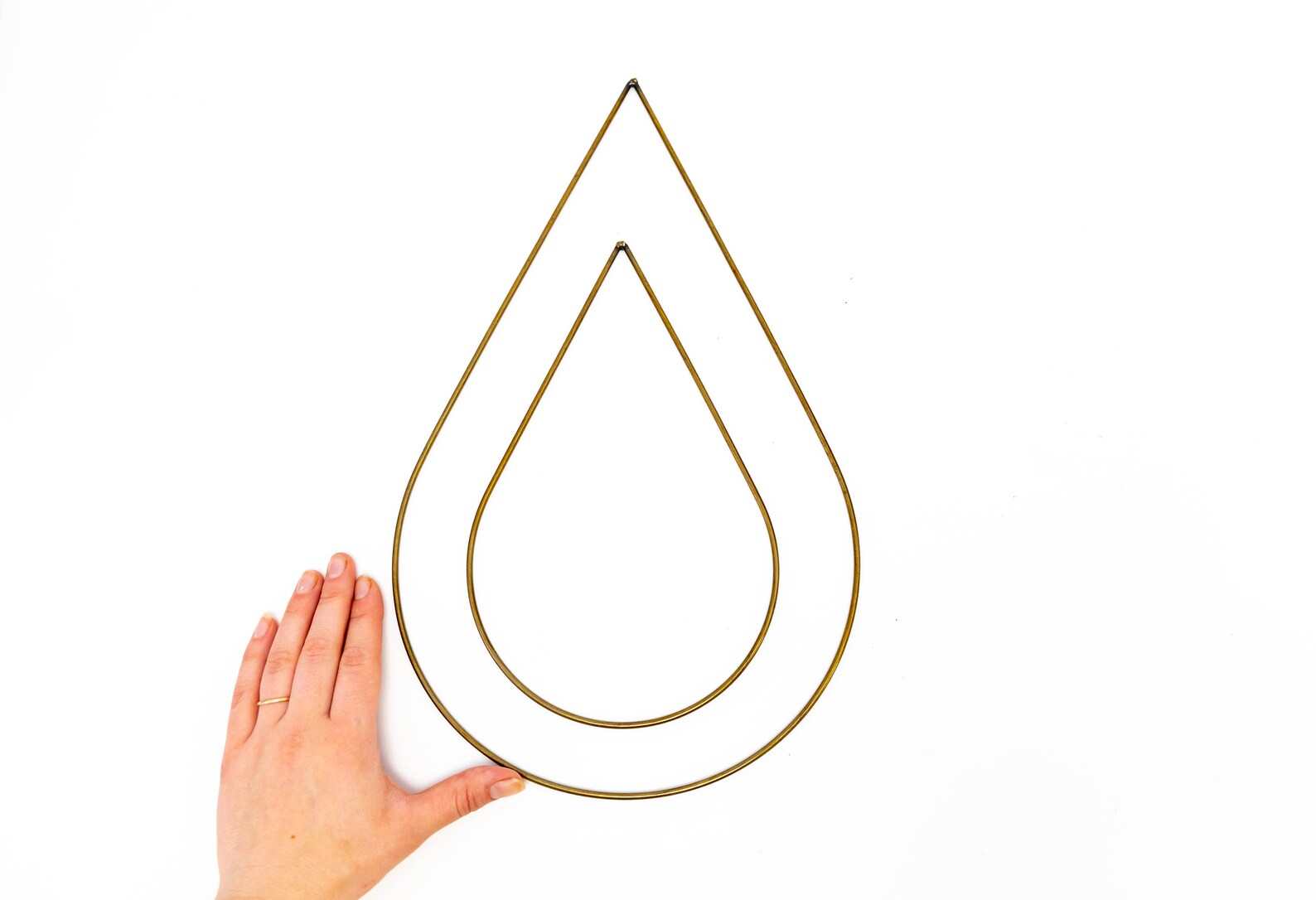 Copper Coloured Teardrop Frame/ Metal - Etsy