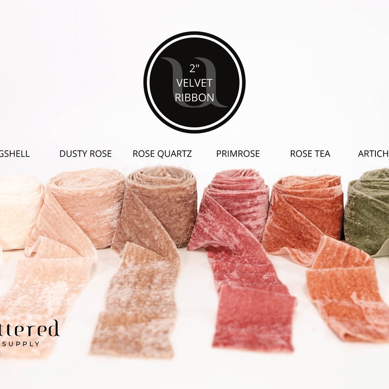 Bulk Velvet Ribbon - Etsy