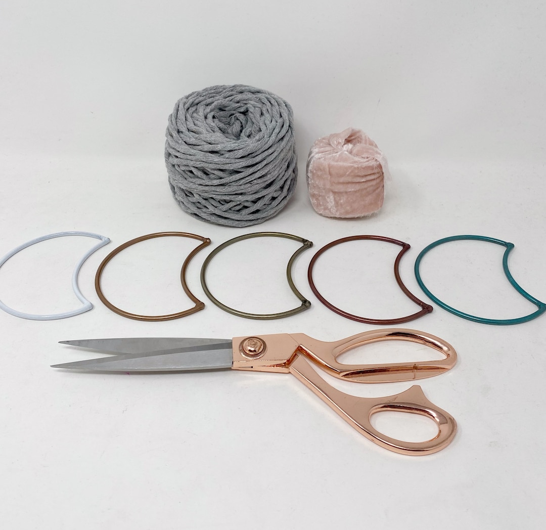 Mini Moon Frames: DIY Ornament Macrame Supplies (3 Inch) - Etsy