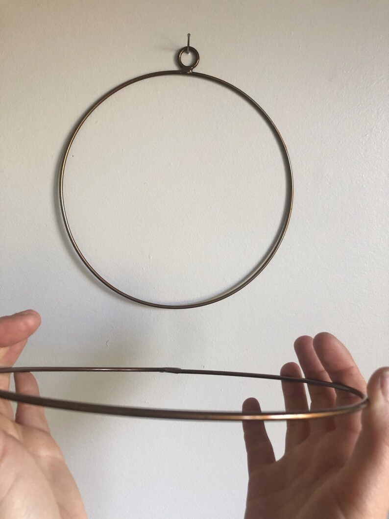 Copper Coloured Circle Frame/ Macrame Supplies/Dreamcatcher | Etsy