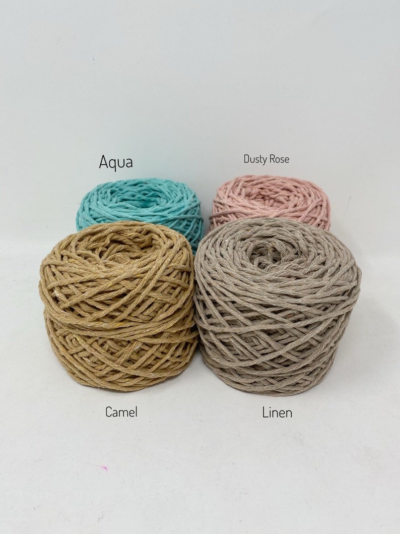 2mm Macrame String/6-pack bulk string/Colouful Warp | Etsy