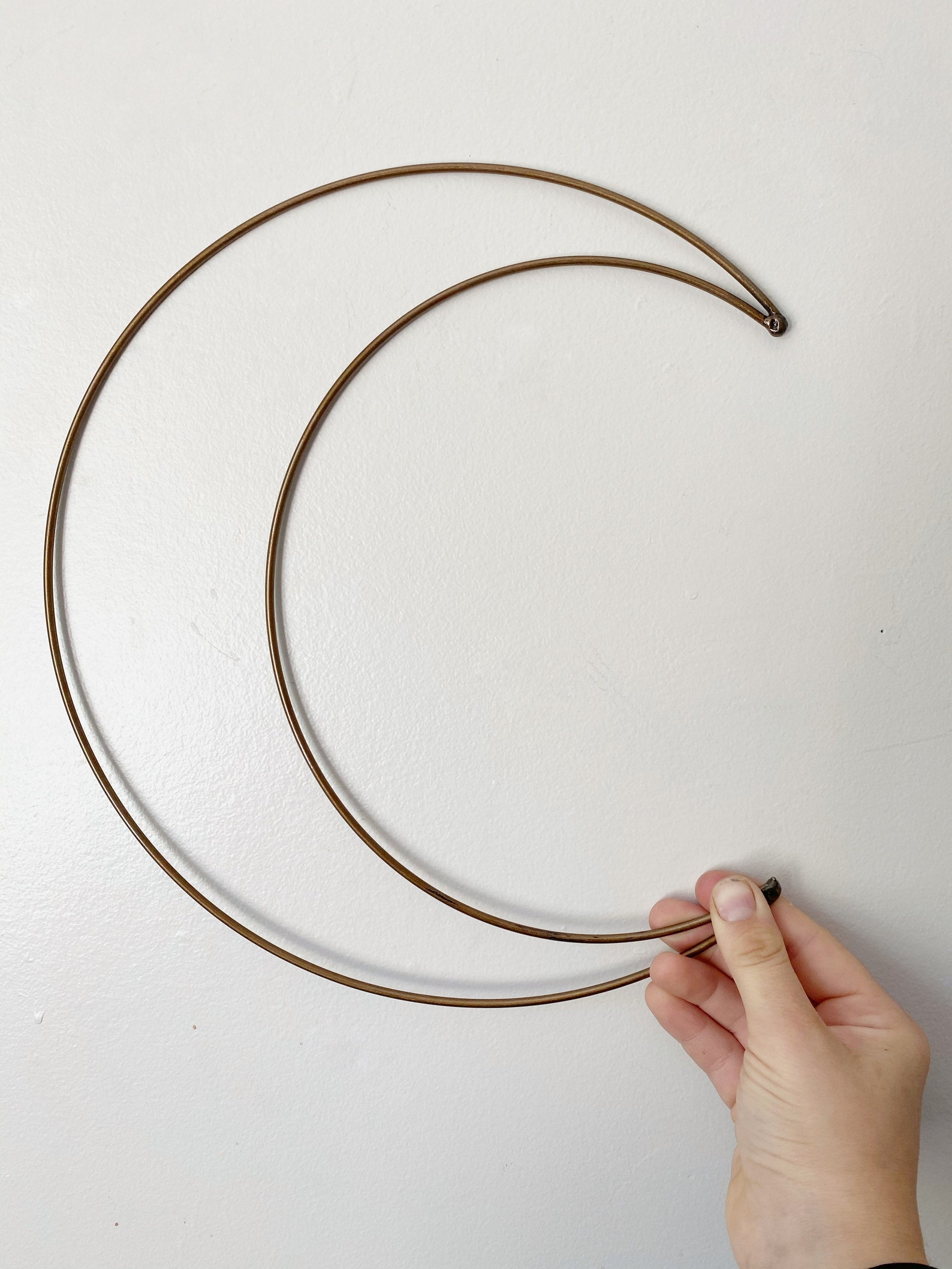 Copper Moon and Star Metal Frame Set: Dreamcatcher Supplies - Etsy