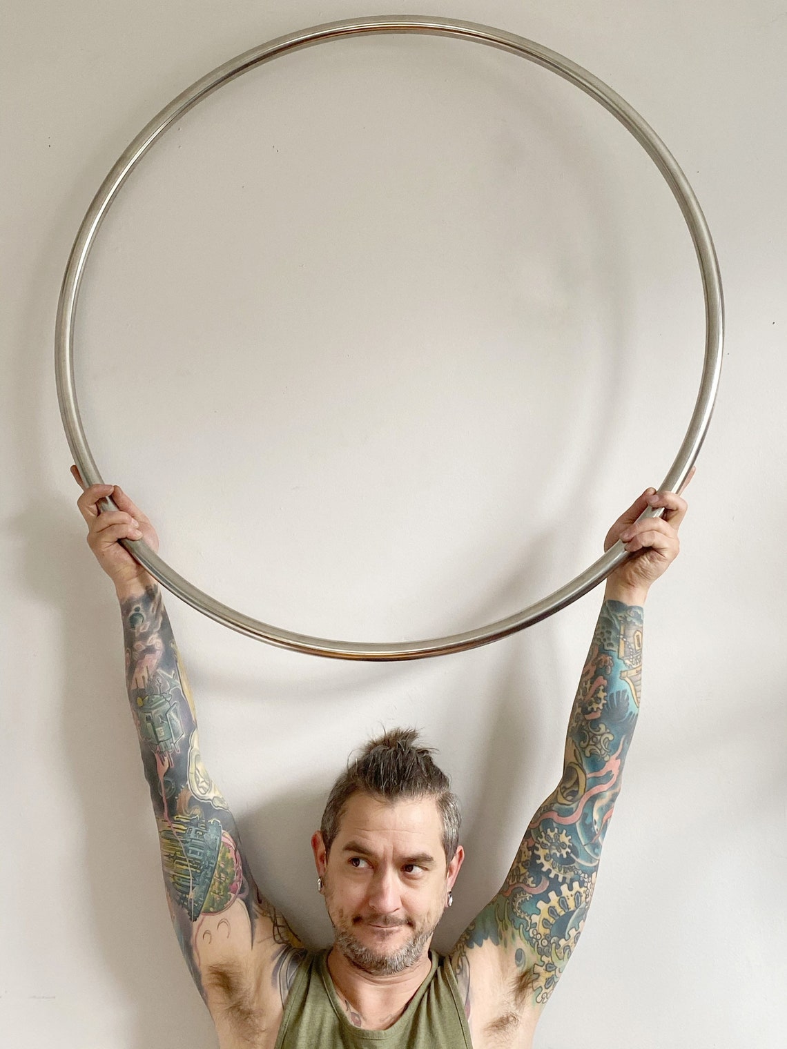 Big Thicc Hoop / Giant Metal Hoop / Steel Ring / Stainless - Etsy Canada