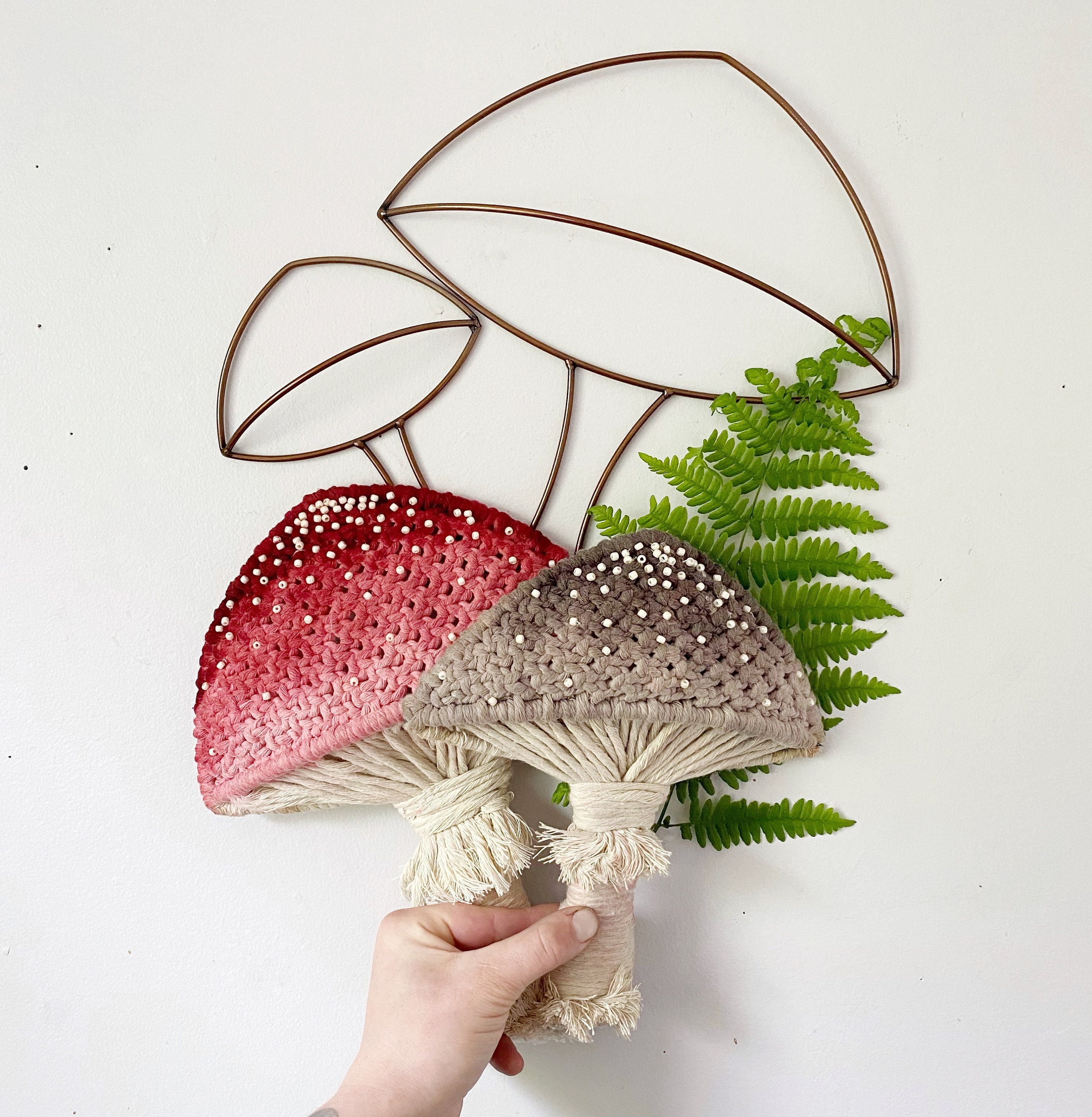 Mushroom Frame / 3D Macrame Mushroom/ DIY Magic Mushroom Gift/ | Etsy