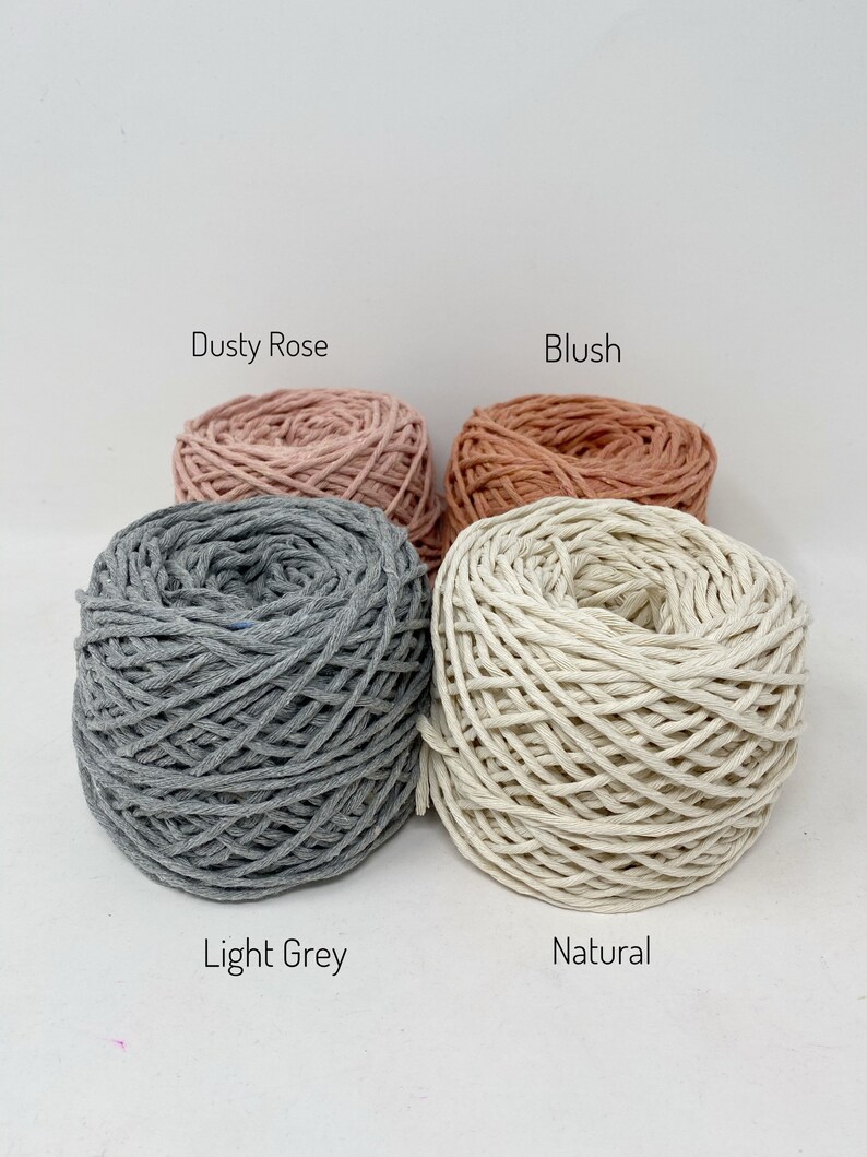 2mm Macrame String/6-pack bulk string/Colouful Warp | Etsy