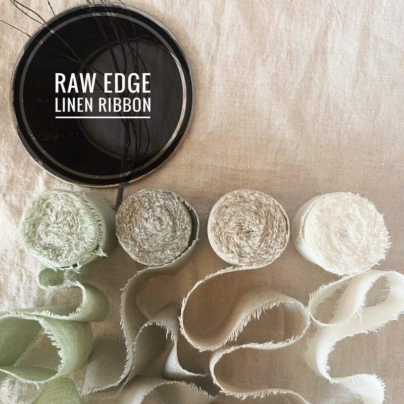 Linen Ribbon - Etsy