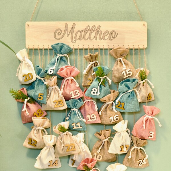 Personalized Advent Calendar - Etsy