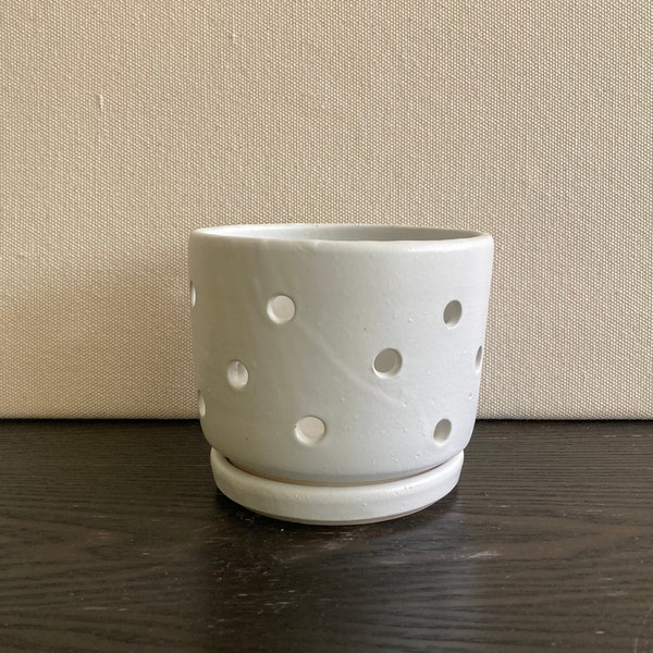 Clay Orchid Pot - Etsy