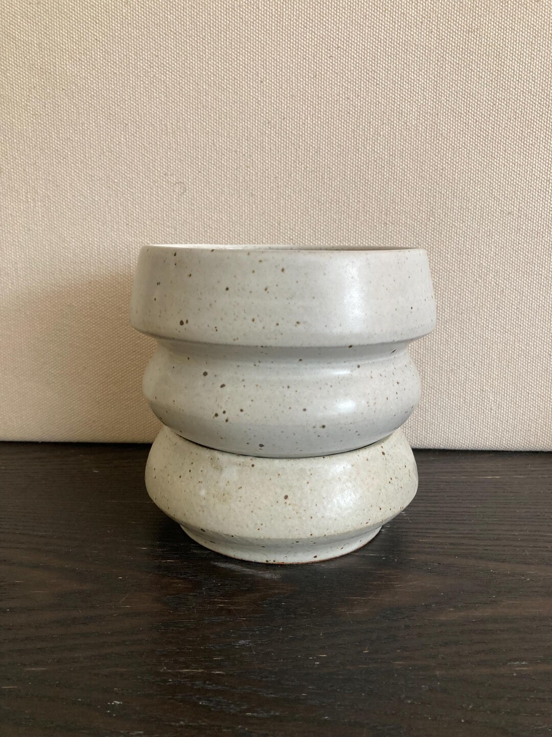 Self Watering Planter: Rod's Bod Clay With Satin White Glaze - Etsy