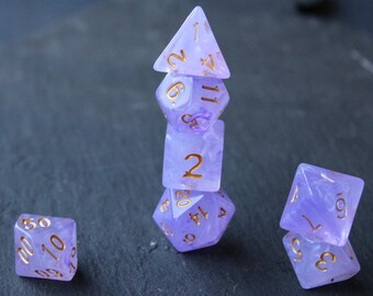 Lavender Dnd Dice | Etsy