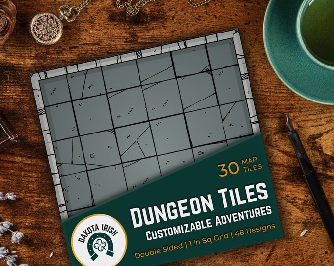 Modular Dungeon Terrain Tiles With Magnetic Walls for RPG, Table Top ...