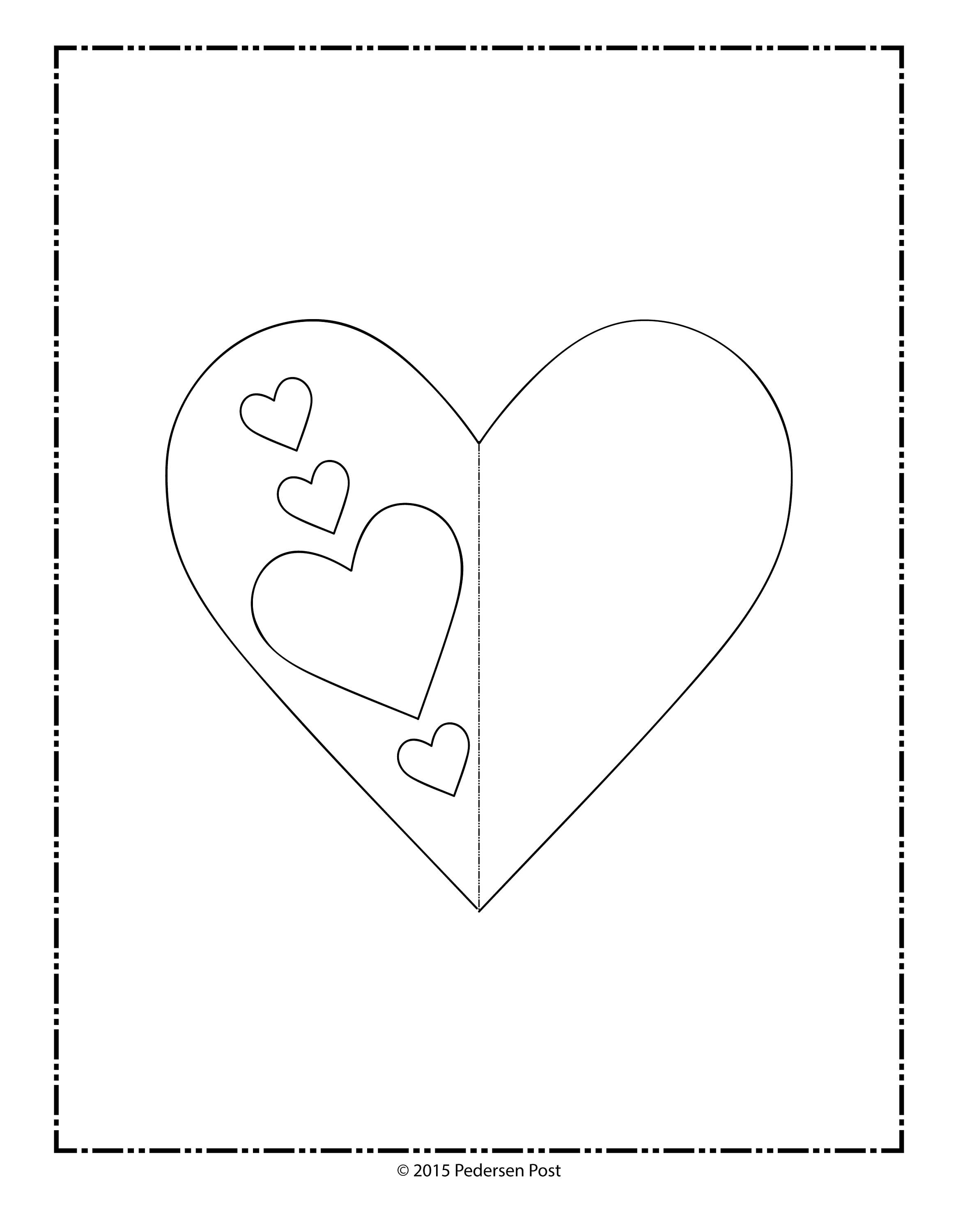 Valentine's Day Symmetry Art - Etsy