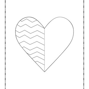 Valentine's Day Symmetry Art - Etsy