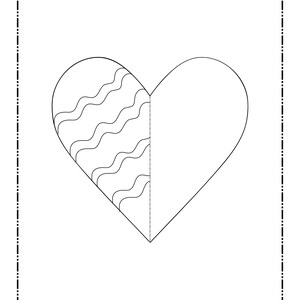 Valentine's Day Symmetry Art - Etsy