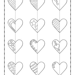 Valentine's Day Symmetry Art - Etsy