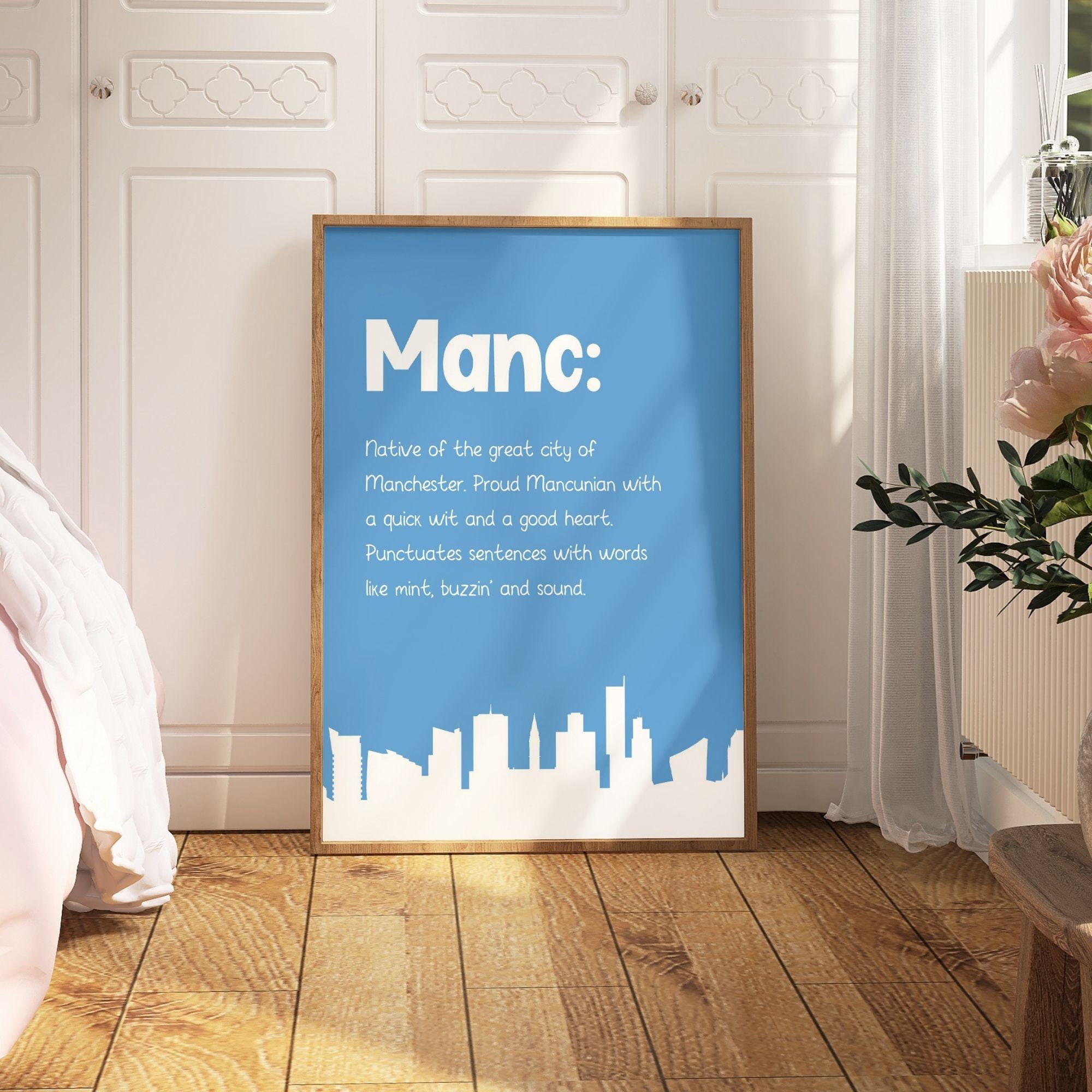 Manc Definition Print, Manchester Print, Manchester Slang Print ...