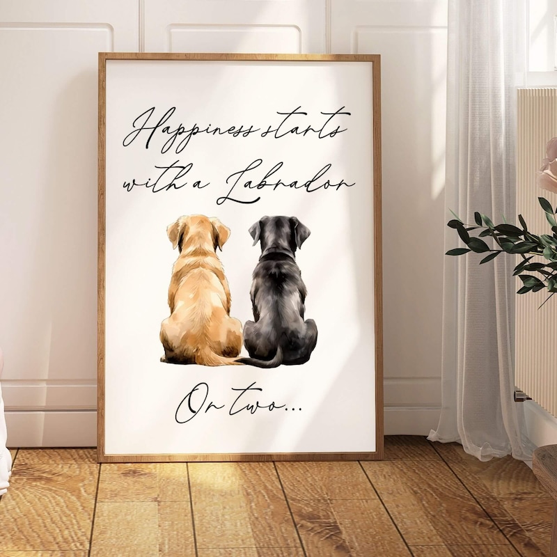 Golden Labs Two - Etsy UK