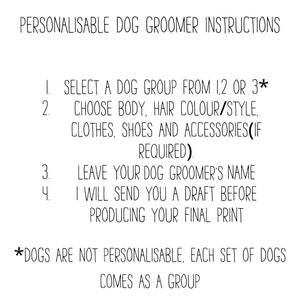 Dog Groomer Definition Print, Definition Print Gift for Professional ...