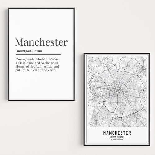 Manchester Definition Print - Etsy
