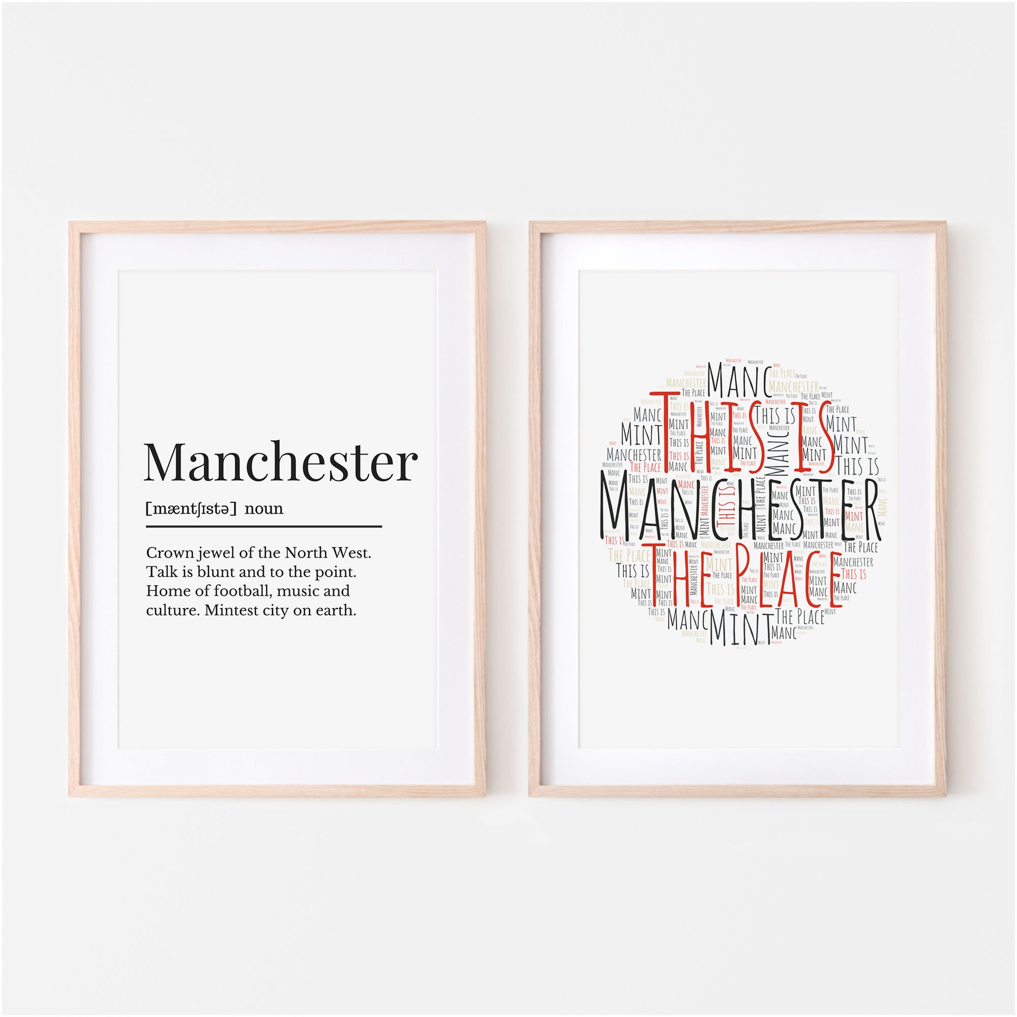 Manchester Definition Print and Manchester Words Print - Etsy