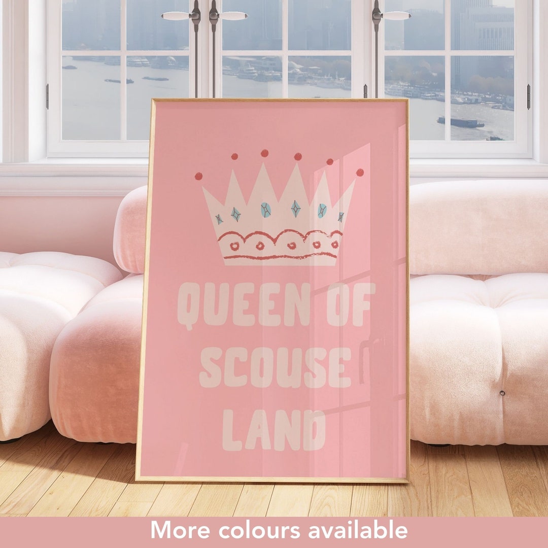 Queen of Scouse Land Wall Print, Liverpool Print, Print for Scouser ...