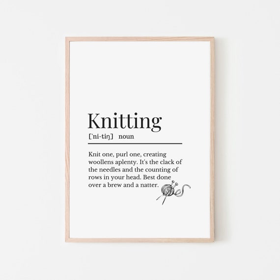 Knitting Definition And Sentence at Jeffrey Tucker blog