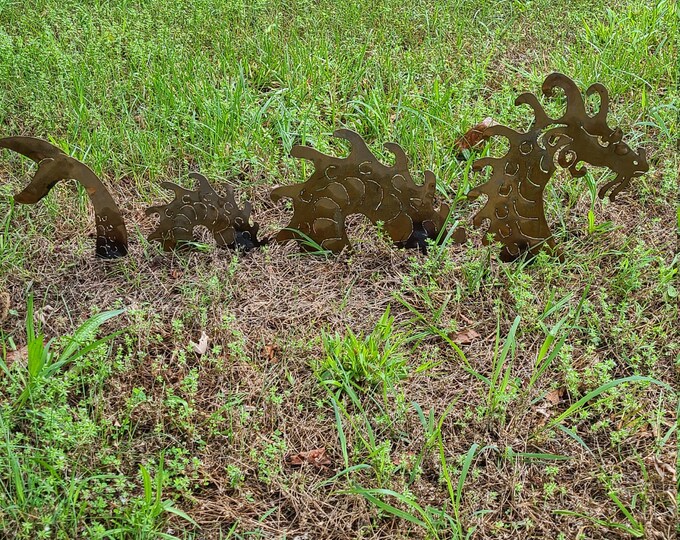 Sea Serpent Garden Stakes Dragon Garden Stake Sea Monster Yard Art ...