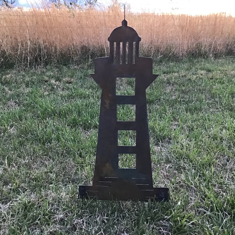 Metal Lighthouse - Etsy