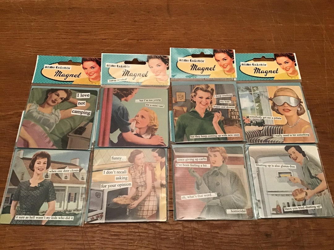 Anne Taintor Magnets Refrigerator Magnets Retro Design Funny Gifts - Etsy