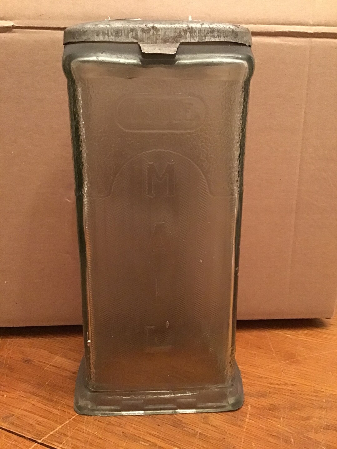 Vintage Glass Mailbox Antique Mailboxes Collectibles Post Office ...