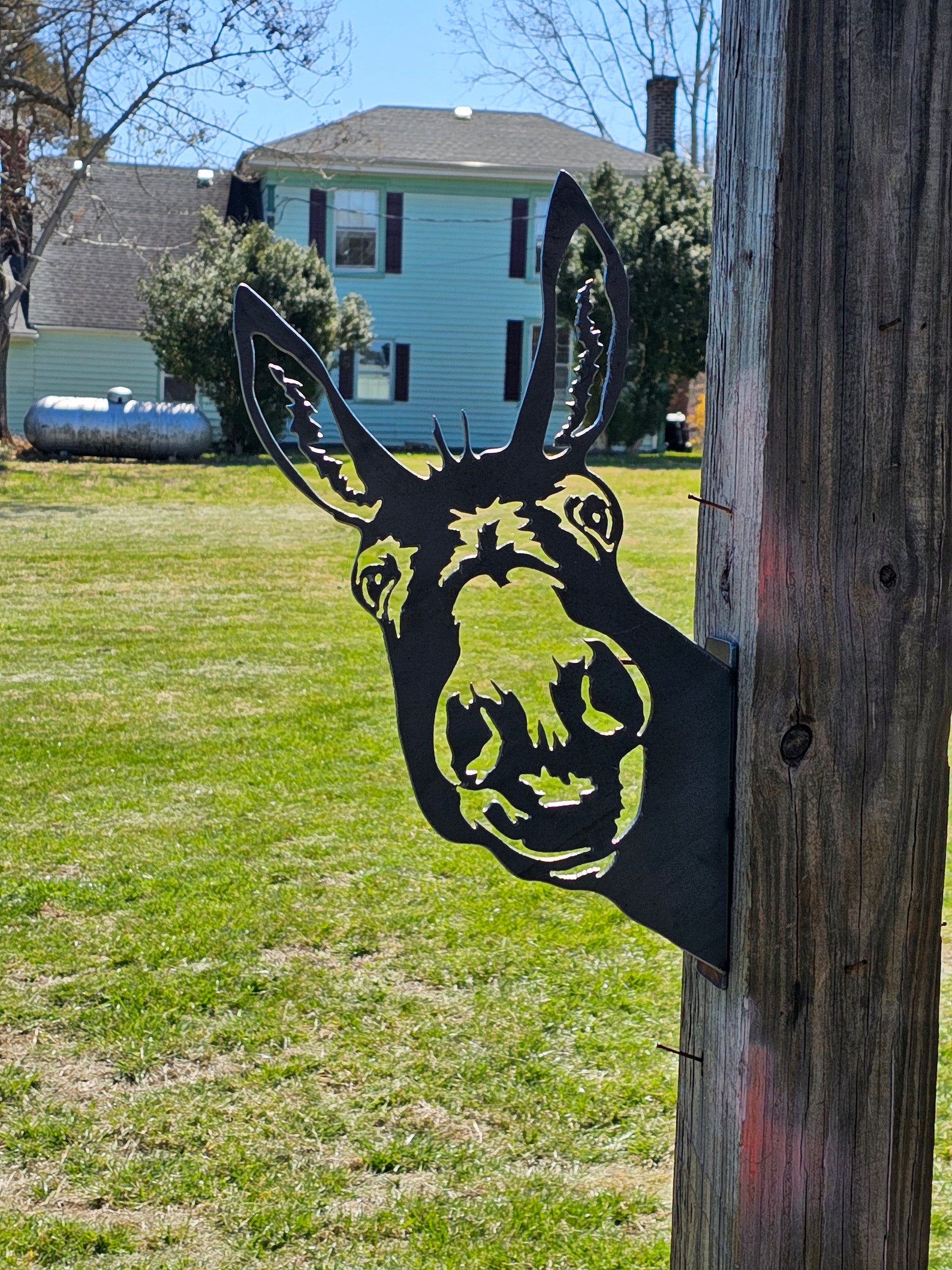 Mule Fence Post Sign Donkey Metal Art Mule Signs Barn Signs Mule Art - Etsy