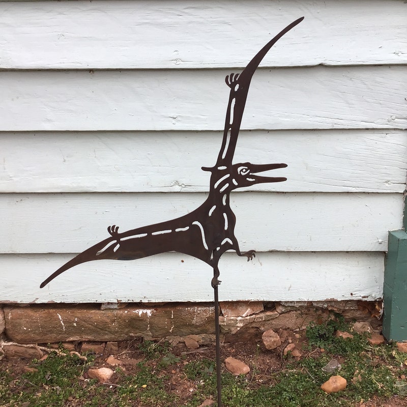 Metal Dinosaur Yard Art