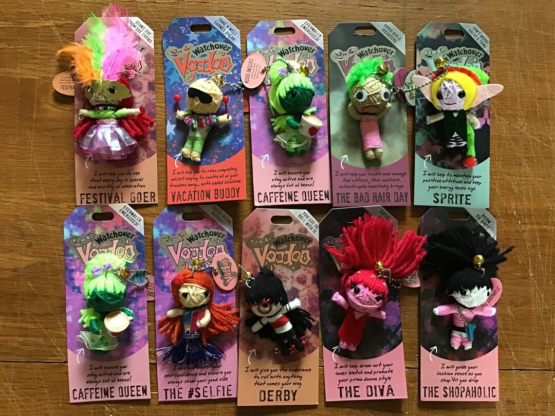 Watchover Voodoo Keychains Watchover Voodoo Dolls Key Fobs - Etsy
