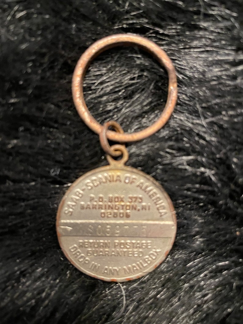 Vintage Saab Scania Keychain - Etsy