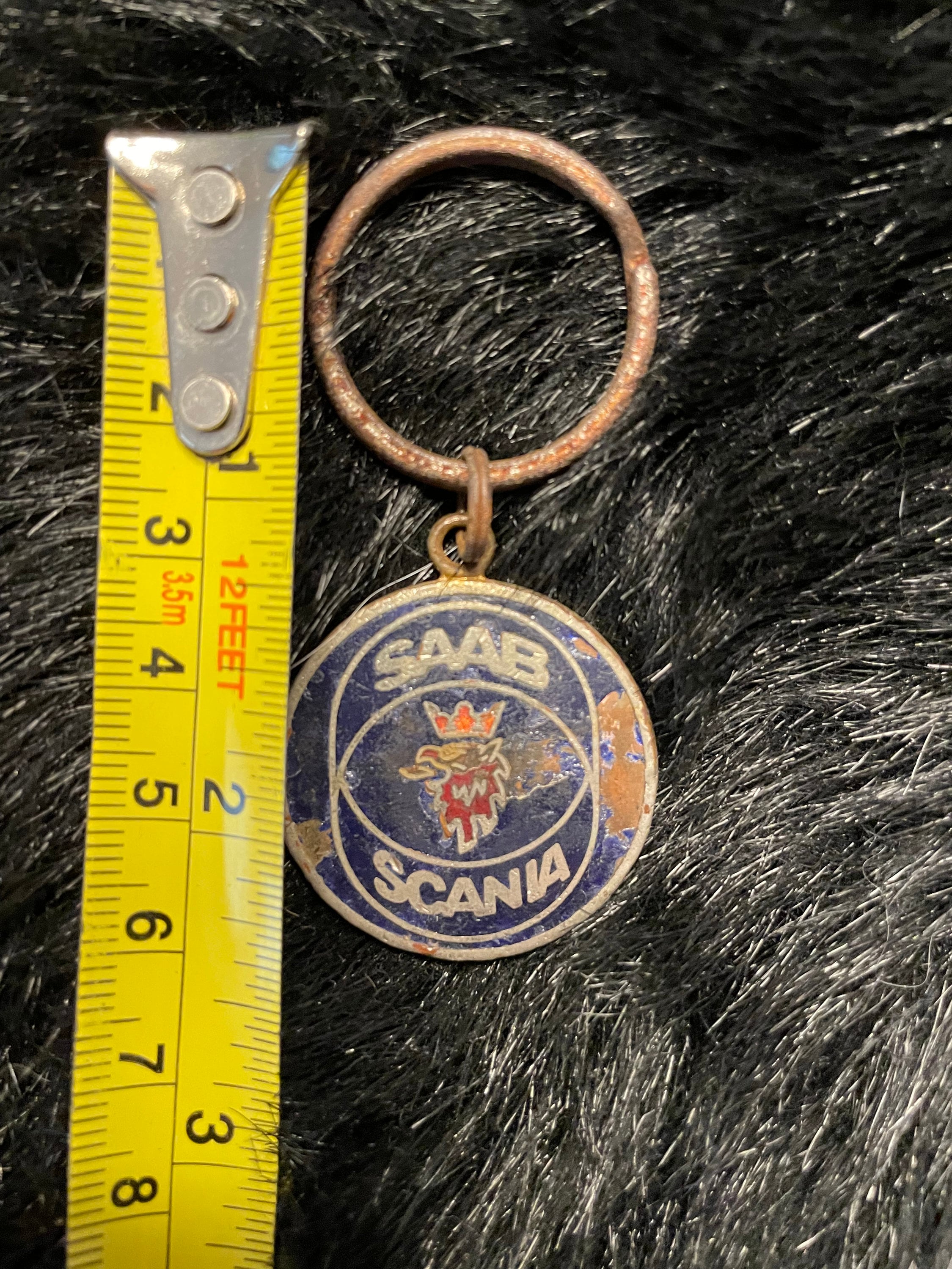 Vintage Saab Scania Keychain - Etsy