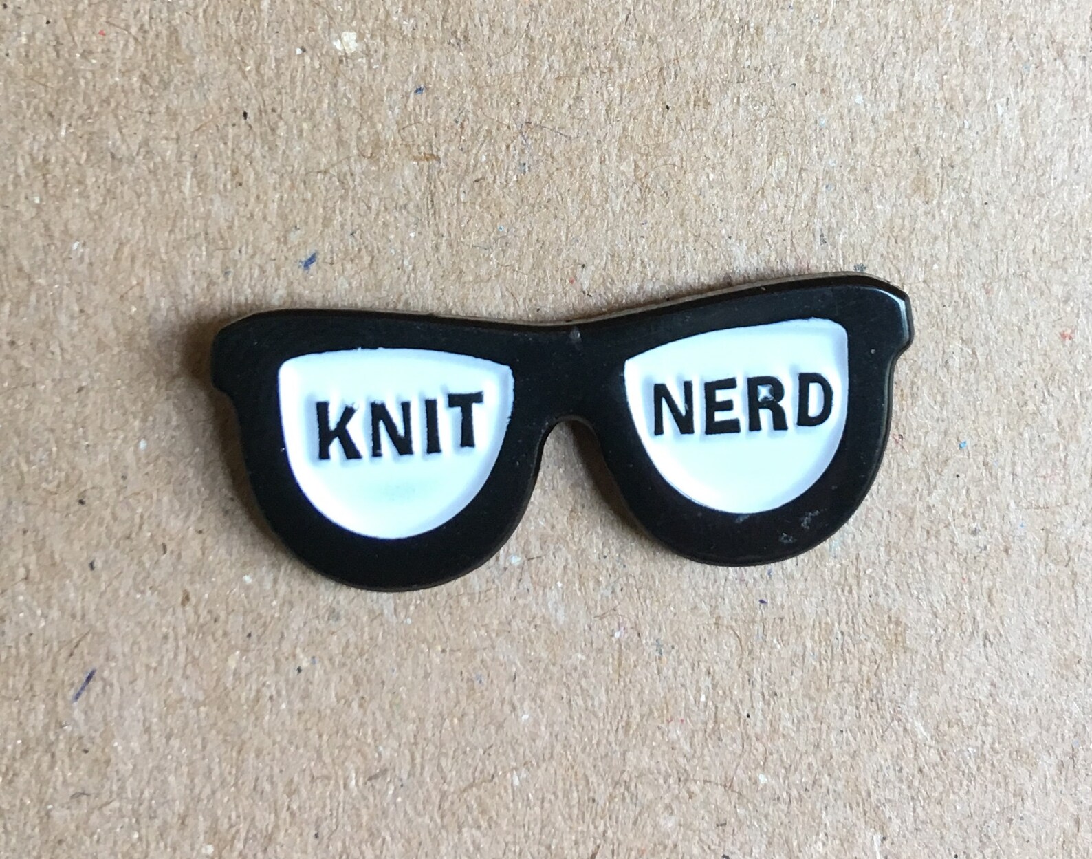 Knit Nerd Enamel Pin | Etsy