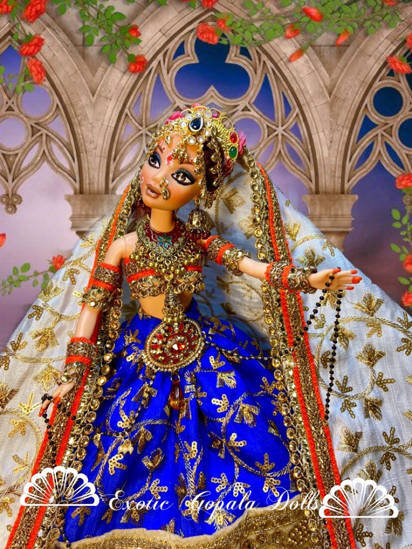 Gopala Dolls Queen Rukmini Indian Dolls | Etsy Australia