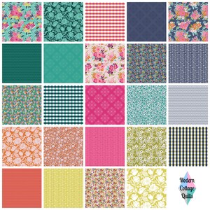 Penny Quilt Kit Featuring Fabrics From Flower Farm by Keera Job for ...