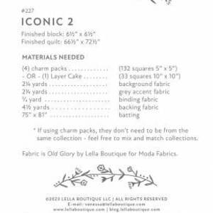 Iconic 2 Pattern by Vanessa Goertzen of Lella Boutique - Etsy