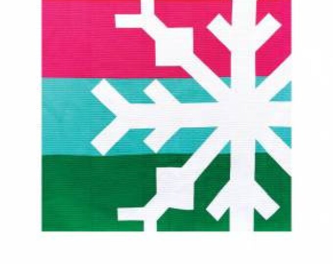 Snowflake Quilt Pattern by Modern Handcraft | Etsy