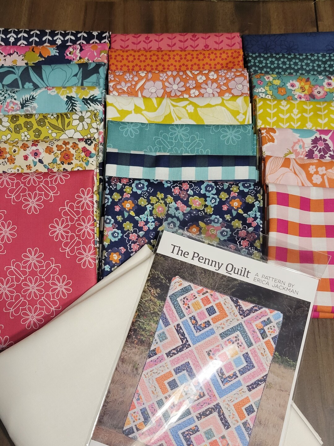 Penny Quilt Kit Featuring Fabrics From Flower Farm by Keera Job for ...