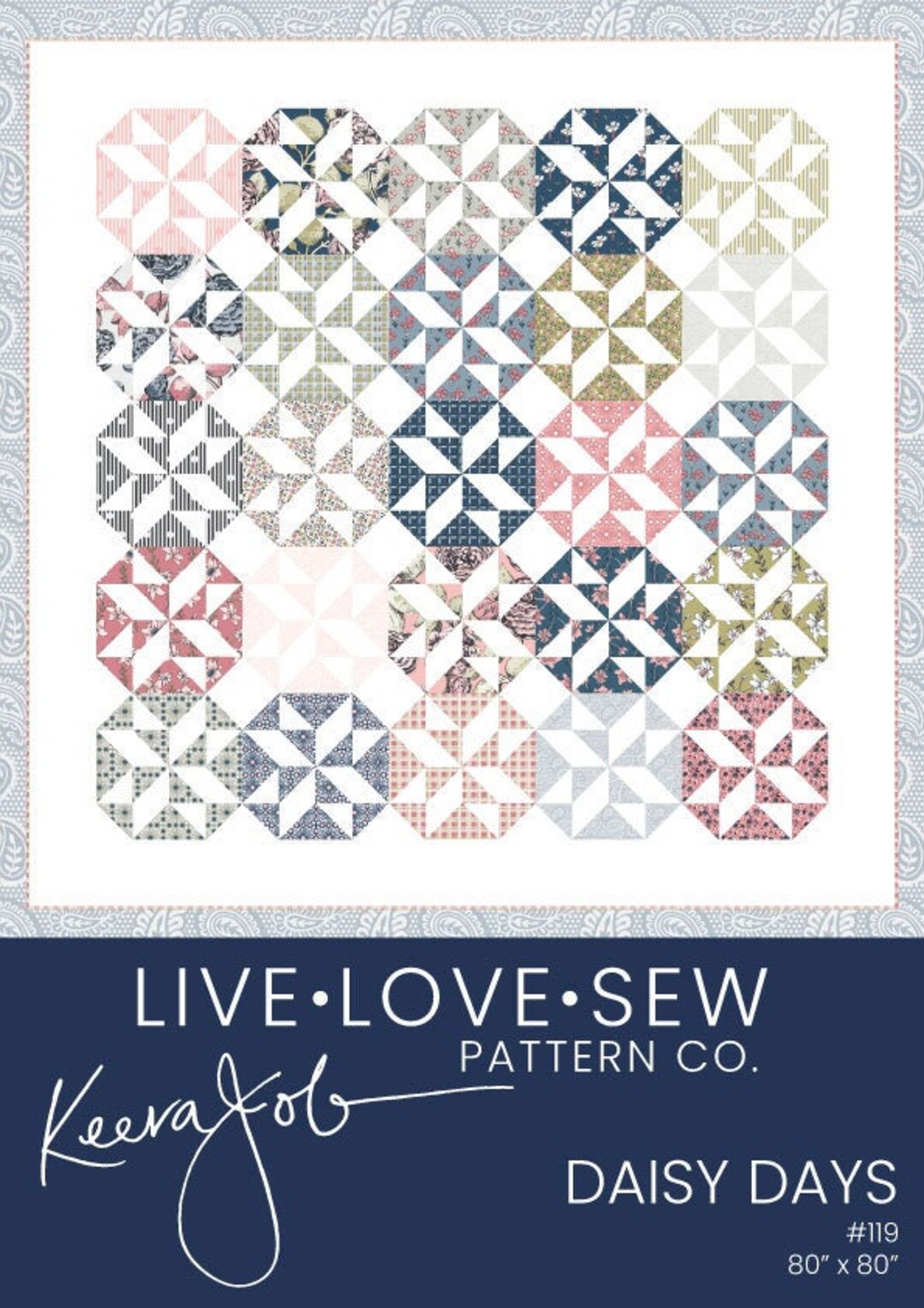 Daisy Days Quilt Pattern From Keera Job of Live Love Sew - Etsy UK