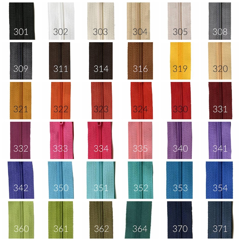 14" Zipper for Bags - Etsy