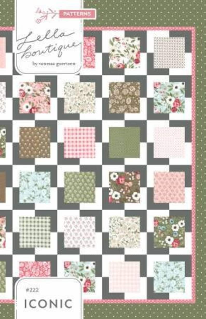 Iconic Quilt Pattern by Vanessa Goertzen of Lella Boutique - Etsy