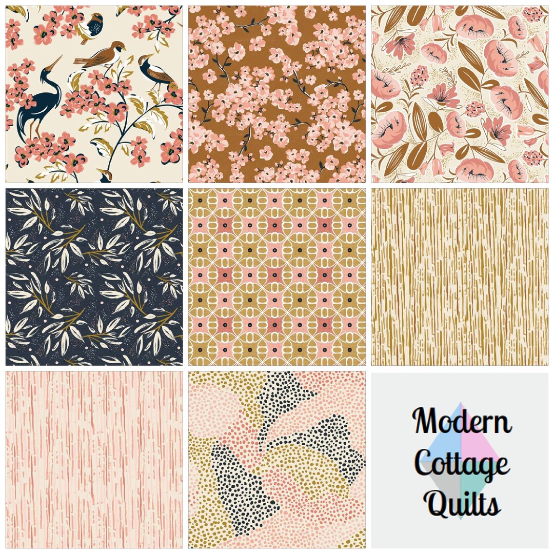 Enchanted Organic Cotton Fabric - 8 Print Fabric Bundles - by Hang ...